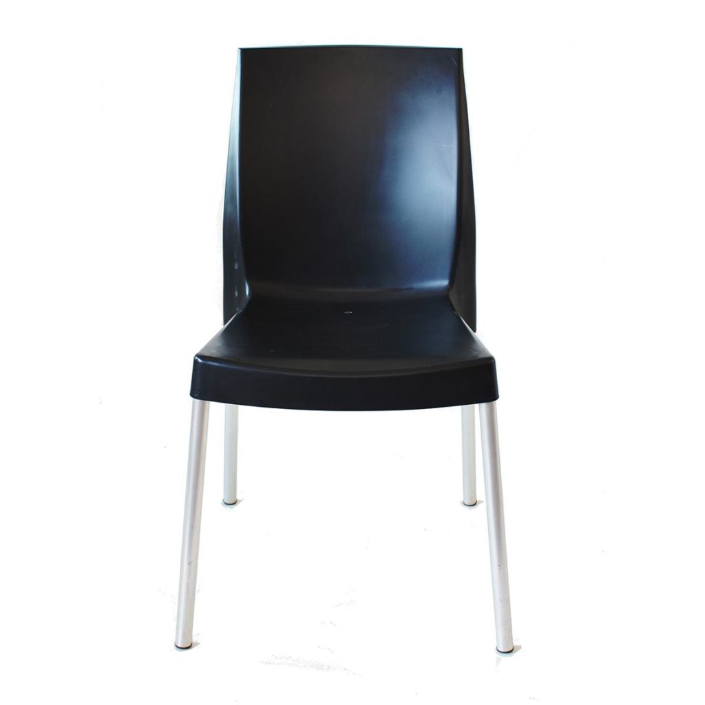 Cadeira Valentina Pés Em Alumínio Polido - Aramuni